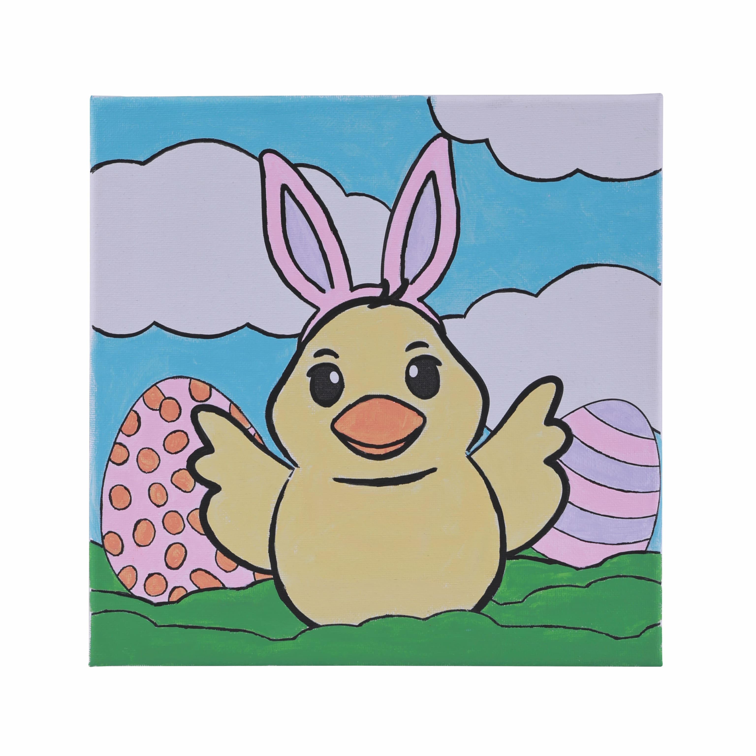 Bunny Ear Chick Canvas Painting Kit by Creatology™ | Michaels