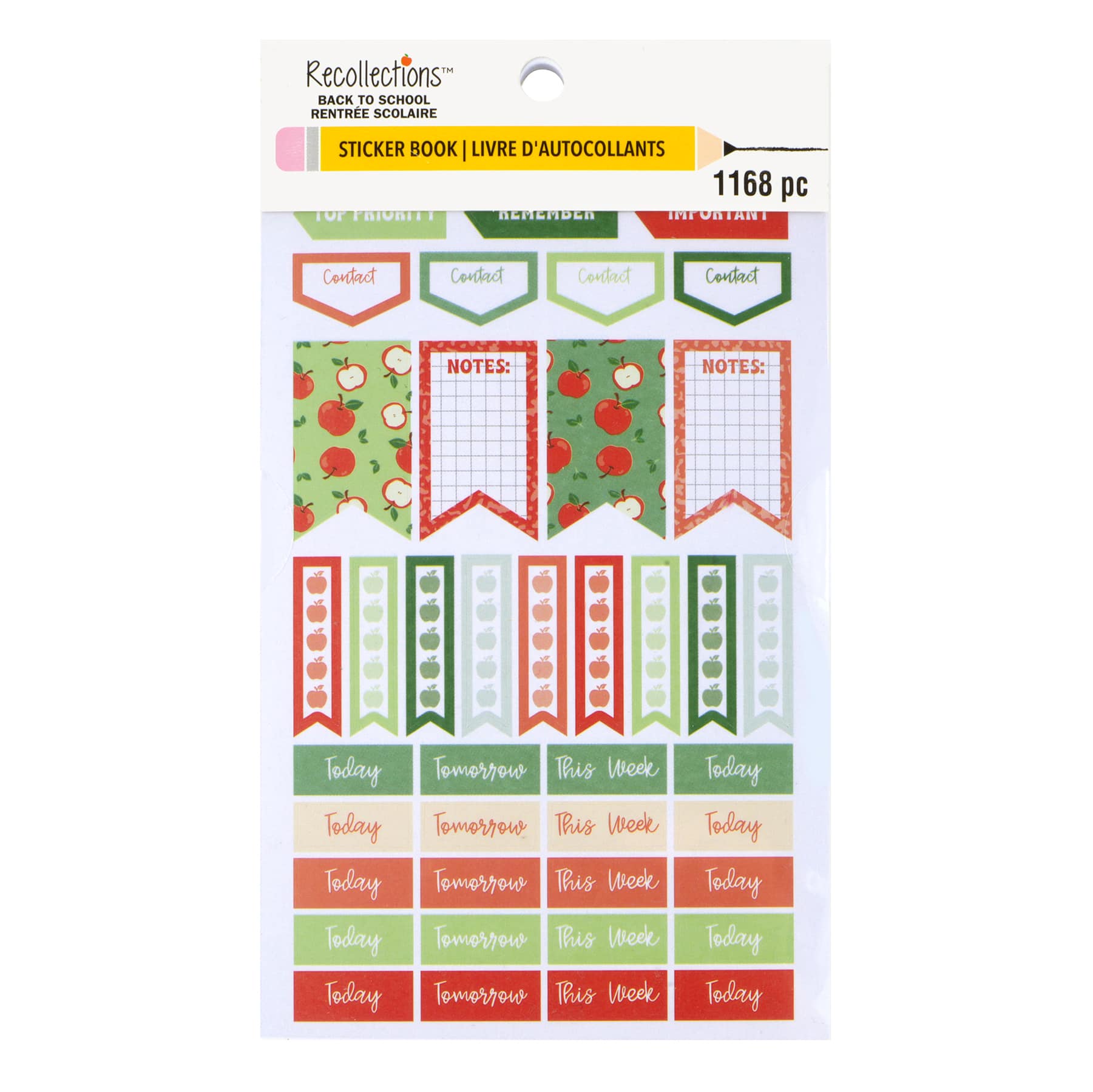 Back to School Apple Teacher Sticker Book by Recollections™ | Michaels