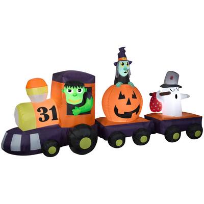 3.8ft. Airblown® Inflatable Halloween Train | Michaels