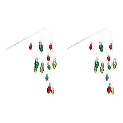 Hanging Holiday Light Spray, 2ct. | Michaels