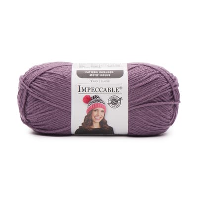 Impeccable® Solid Yarn by Loops & Threads®, Color: Plum | Michaels
