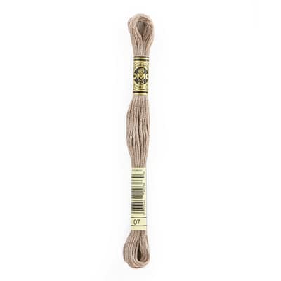 DMC® 6 Strand Embroidery Floss, Brown, Color: 7 Driftwood | Michaels