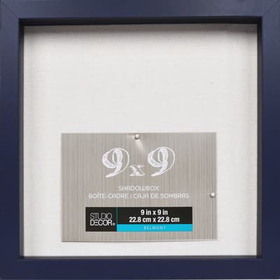 Navy Belmont Shadow Box By Studio Décor® | Michaels