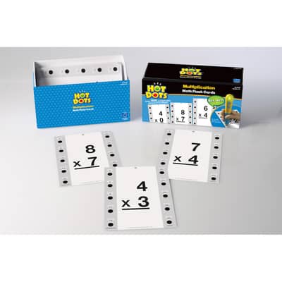 Hot Dots® Multiplication Facts 0-9 Math Flash Cards | Michaels