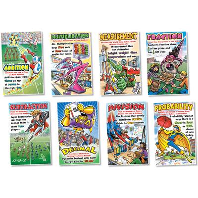 Math Superheroes Bulletin Board Set | Michaels