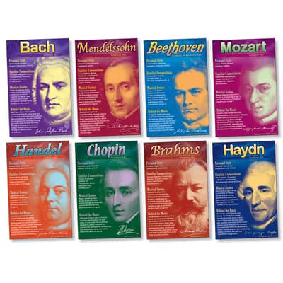 Composers Bulletin Board Set | Michaels