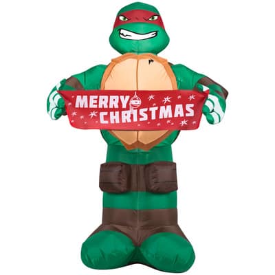 3.5ft. Airblown® Inflatable Christmas Teenage Mutant Ninja Turtles ...