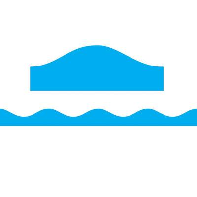 Ashley Productions Deep Sky Blue Magnetic Borders, 72ft. | Michaels