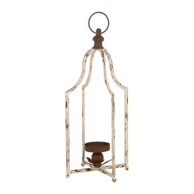 Glitzhome® Large Farmhouse Metal Lantern | Michaels