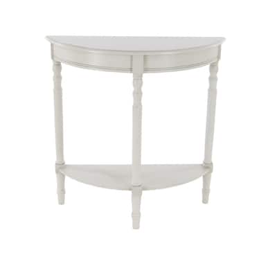 32" Light Gray Traditional Wooden Console Table | Michaels
