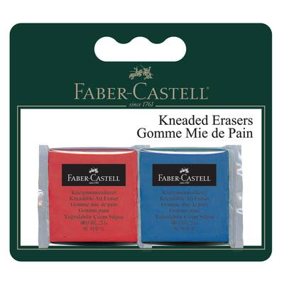 Faber-Castell® Red & Blue Kneaded Erasers Set | Michaels