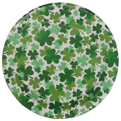 9" Shamrock Paper Plates, 12ct. by Celebrate It™ | Michaels