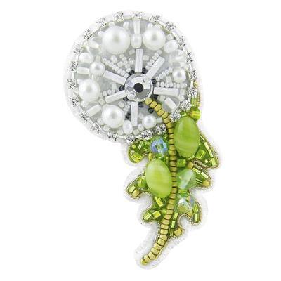 Crystal Art Beadwork Dandelion Brooch Kit | Michaels