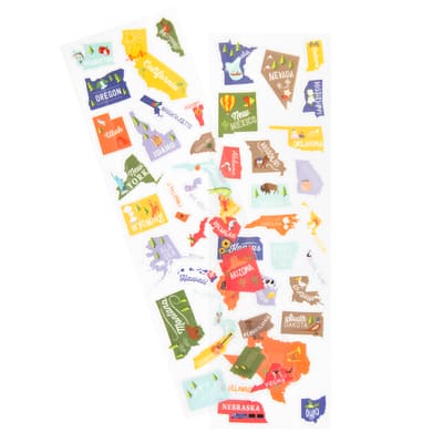 Buy in Bulk - 12 Pack: State Stickers by Recollections™ | Michaels