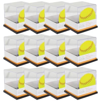 Buy in Bulk - 12 Pack: Softball Display Case by Studio Décor® | Michaels