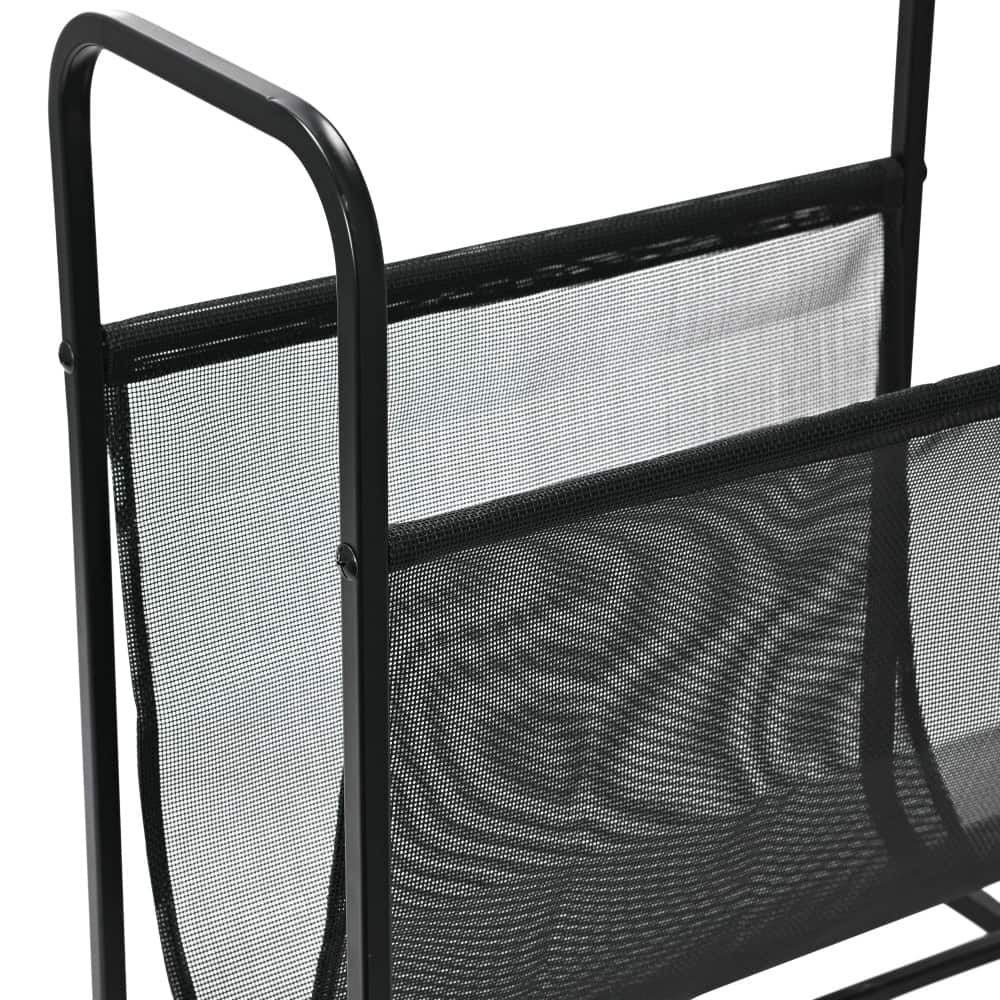 Household Essentials 20" Mesh Indoor/Outdoor Log Holder Magazine Rack ...