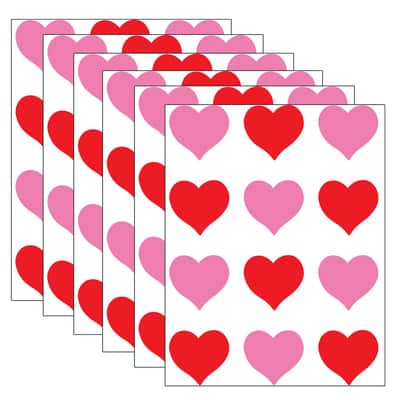 Teacher Created Resources Mini Hearts Accents, 6 Packs of 36 | Michaels