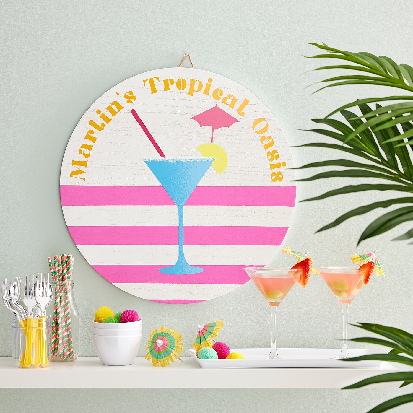 Tropical Oasis Pool Bar Sign | Projects | Michaels