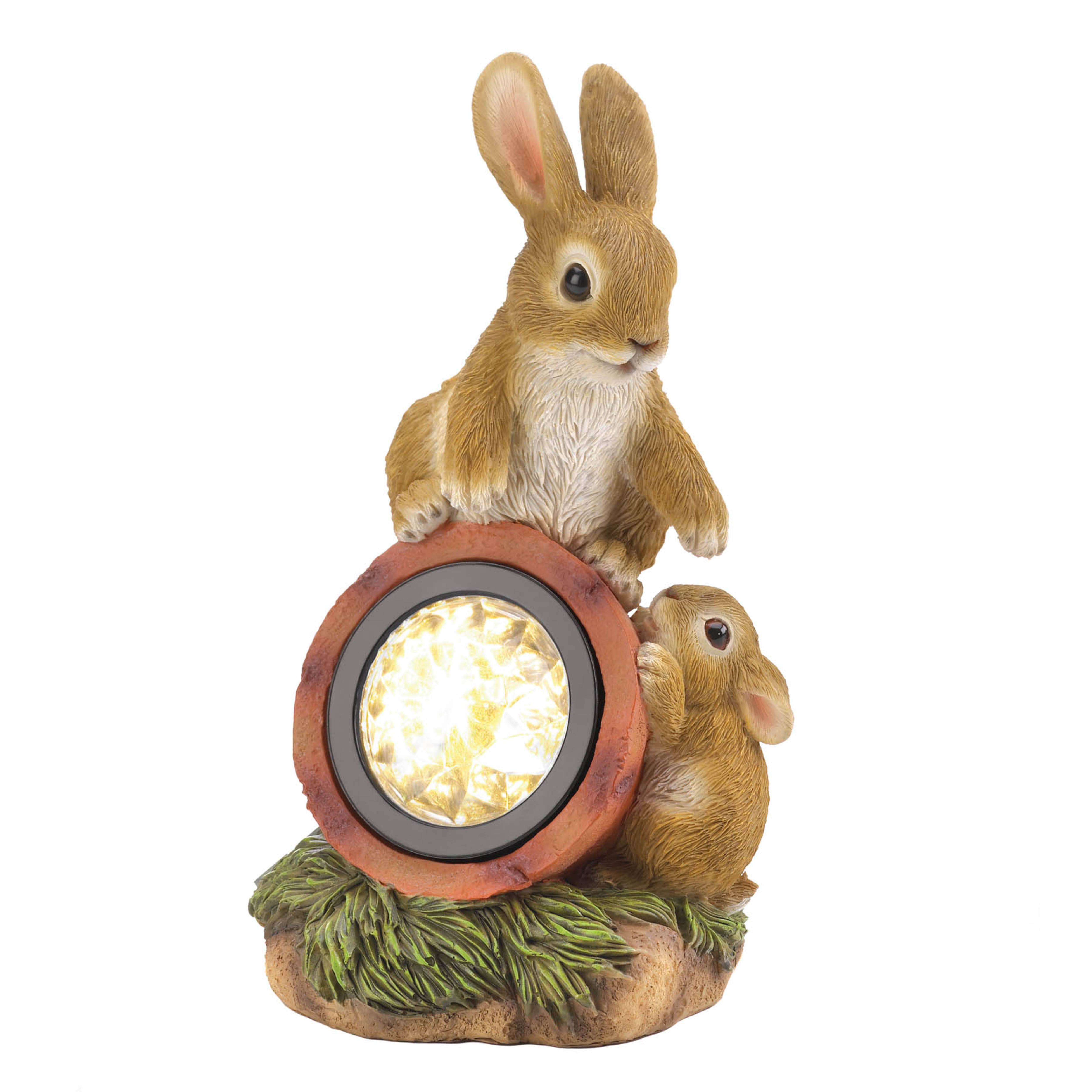 7" Rabbit with Solar Light | Michaels