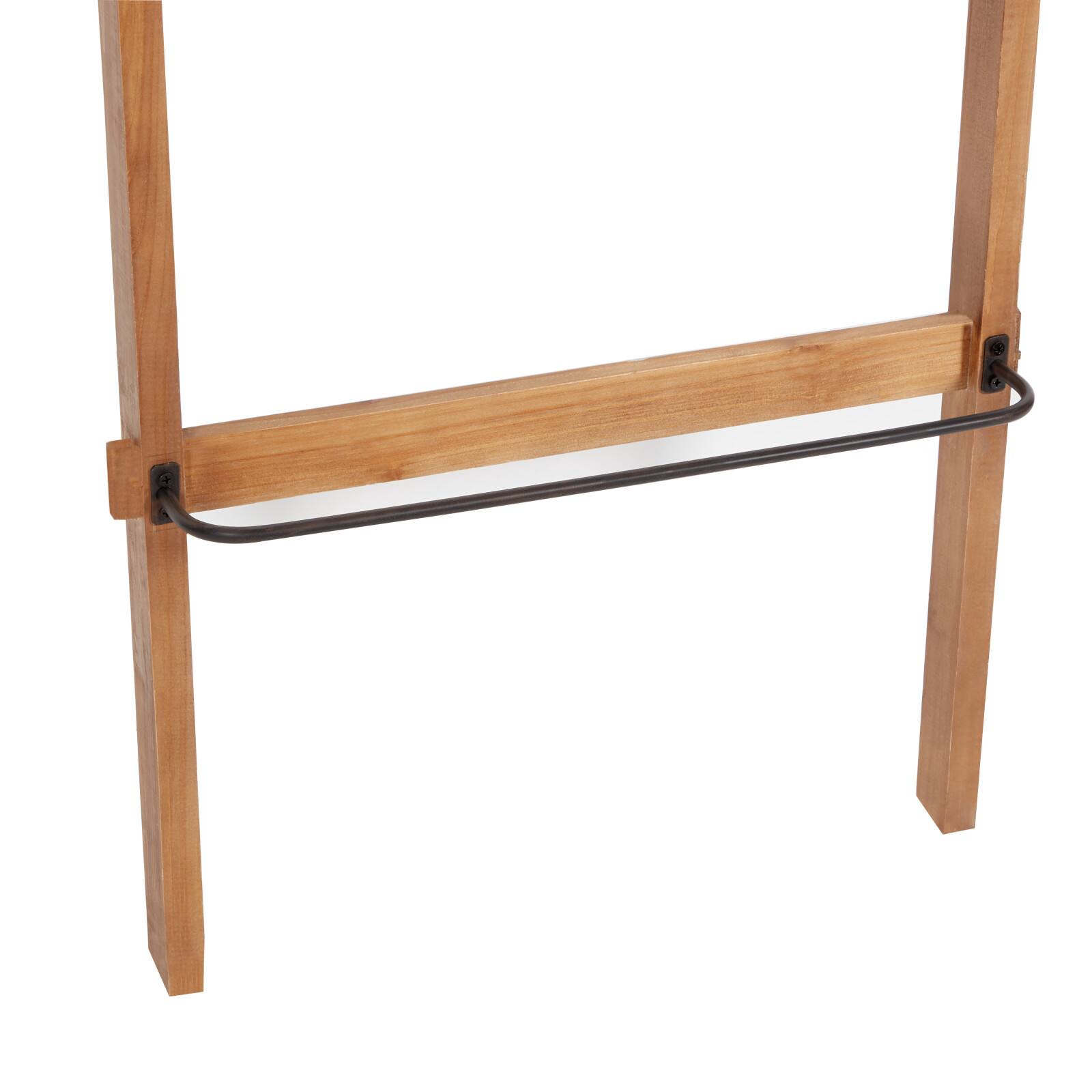 76" Brown Wood Modern Ladder | Michaels