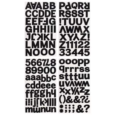 Buy in Bulk - 12 Packs: 160 ct. (1,920 total) Block Alphabet Stickers ...