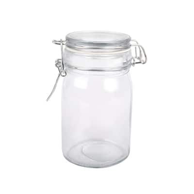 12 Pack: Round Glass Jar with Latch by Ashland® | Michaels