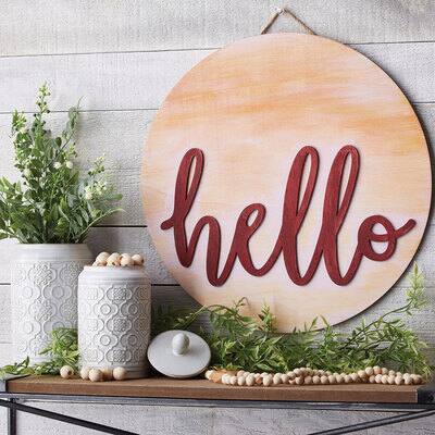Summer Round Hello Sign | Projects | Michaels