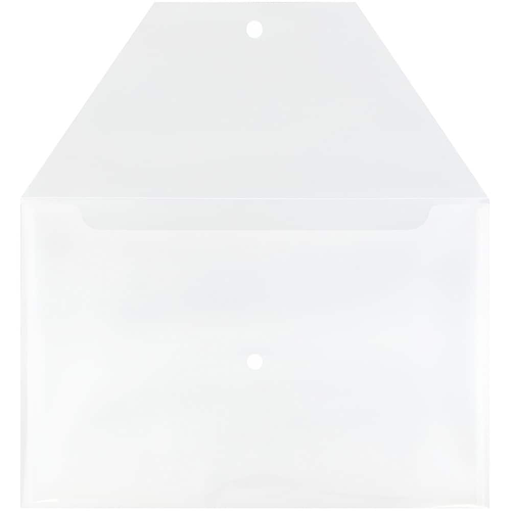 JAM Paper 9.75" x 14.5" Plastic Snap Closure Envelopes, 12ct ...