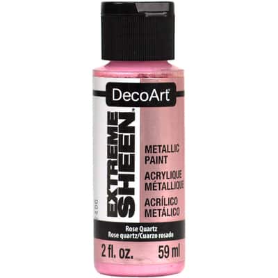 DecoArt® Extreme Sheen™ Metallic Acrylic Paint, Color: Rose Quartz ...