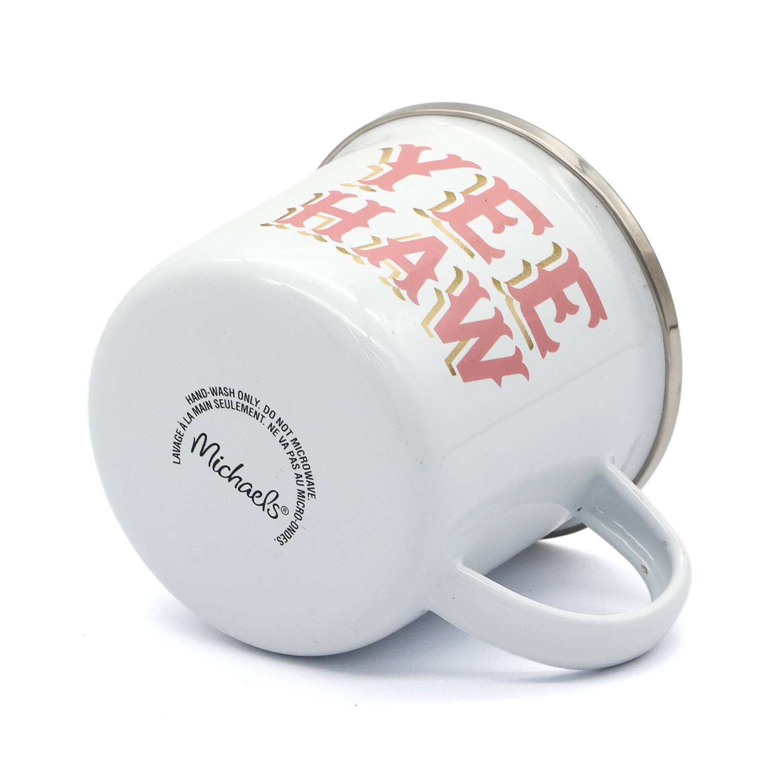 Assorted 10oz. Western Enameled Metal Cup, 1pc. by Fab Finds | Michaels