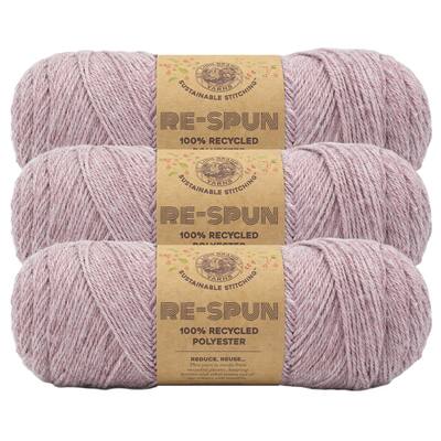 3 Pack Lion Brand® Re-Spun Recycled Yarn, Color: Blush | Michaels