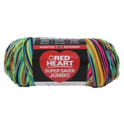 Red Heart® Super Saver Jumbo Prints, Multis & Heathers Yarn | Michaels