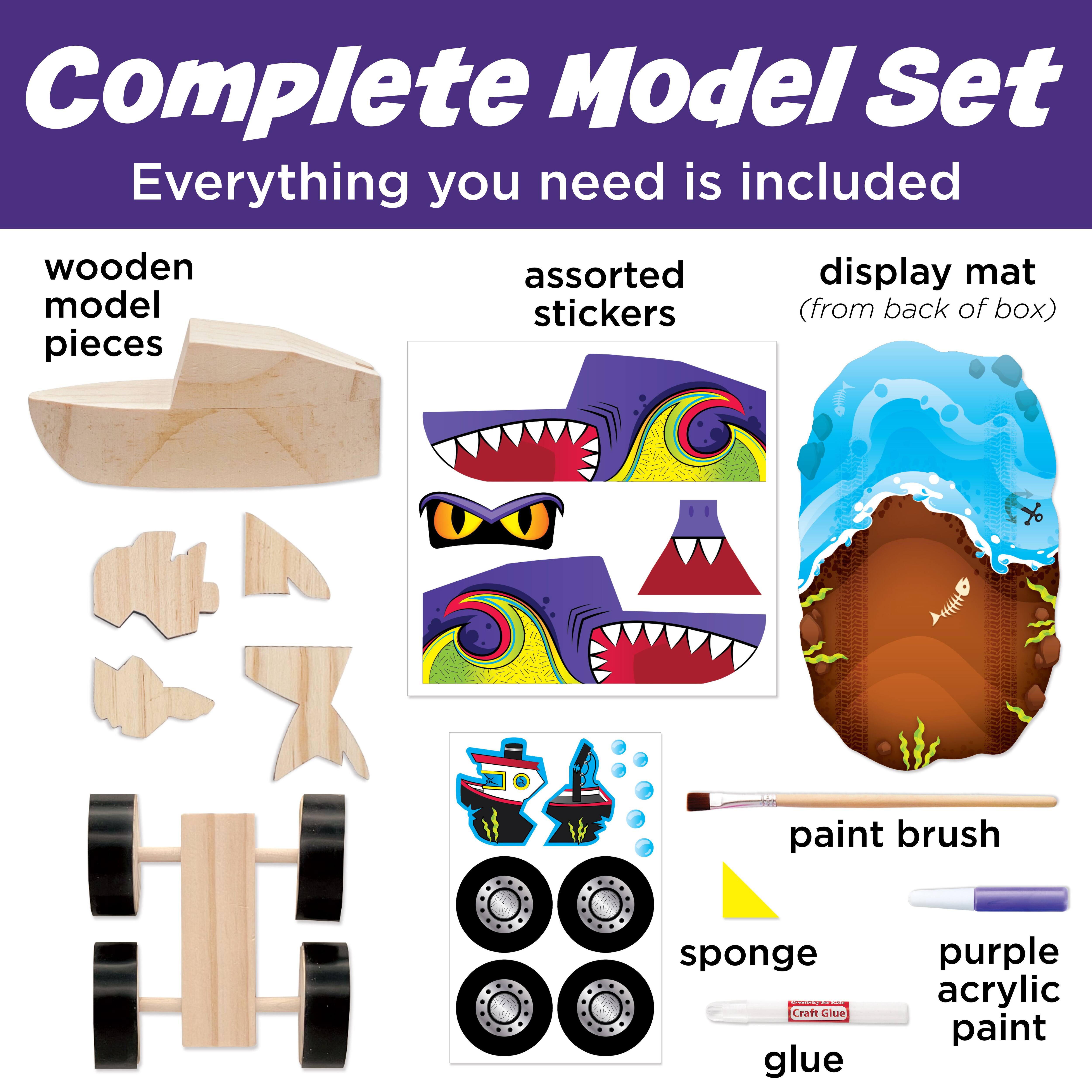 Creativity for Kids® Buildeez!™ Chomper Monster Shark Wooden Model Set ...