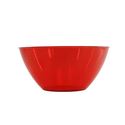 5qt. Plastic Party Bowl by Celebrate It™, Color: Red | Michaels