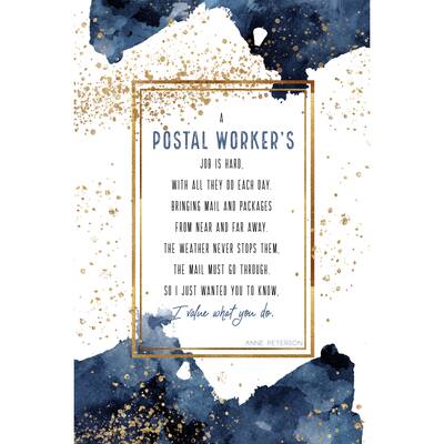 Postal Worker's Job Inspirational Wood Plaque | Michaels