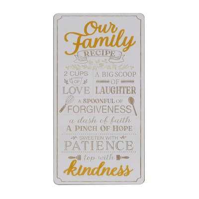 16" Our Family Recipe Wall Décor by Ashland® | Michaels