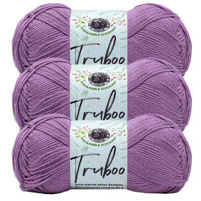 3 Pack Lion Brand® Truboo Yarn, Color: Mauve | Michaels