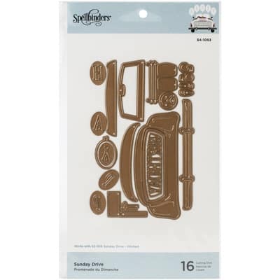 Spellbinders® Sunday Drive Etched Die Set | Michaels