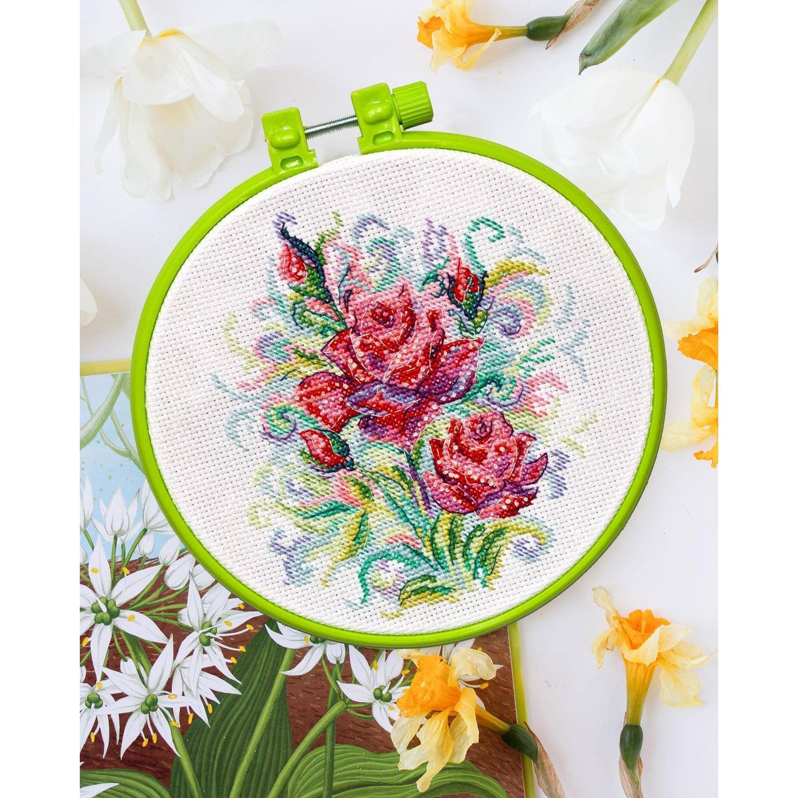 Abris Art Spring Roses Counted Cross Stitch Kit | Michaels