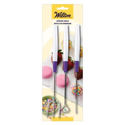Wilton™ 3-Piece Candy Melt Dipping Tool Set | Michaels