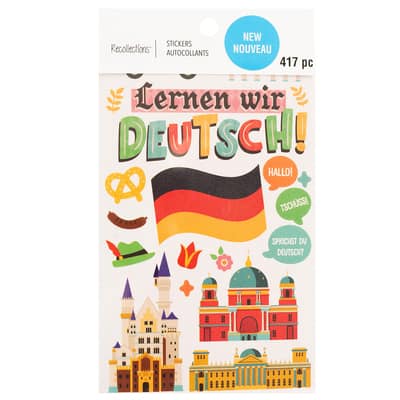 Buy in Bulk - 12 Pack: Germany Stickers by Recollections™ | Michaels