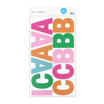 Multicolor Glitter Alphabet Stickers by Recollections™ | Michaels