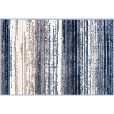 Blue Multi Stripe Area Rug by Ashland® | Michaels