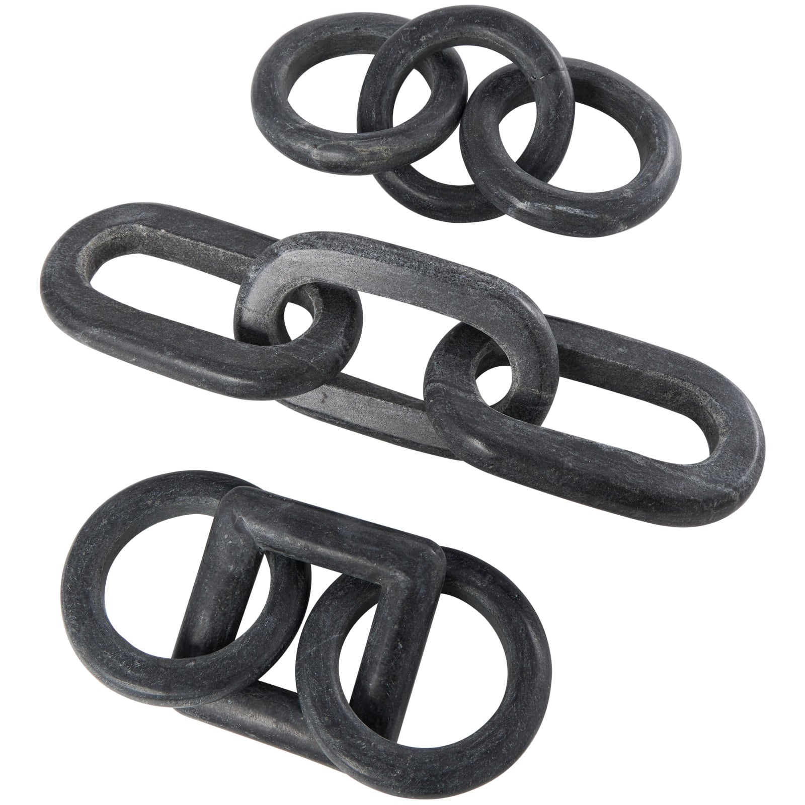 Interlocking Modern Chain Link Marble Sculpture Set | Michaels
