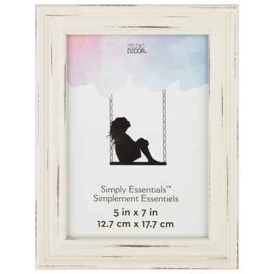 Simply Essentials™ Distressed White Frame by Studio Décor® | Michaels
