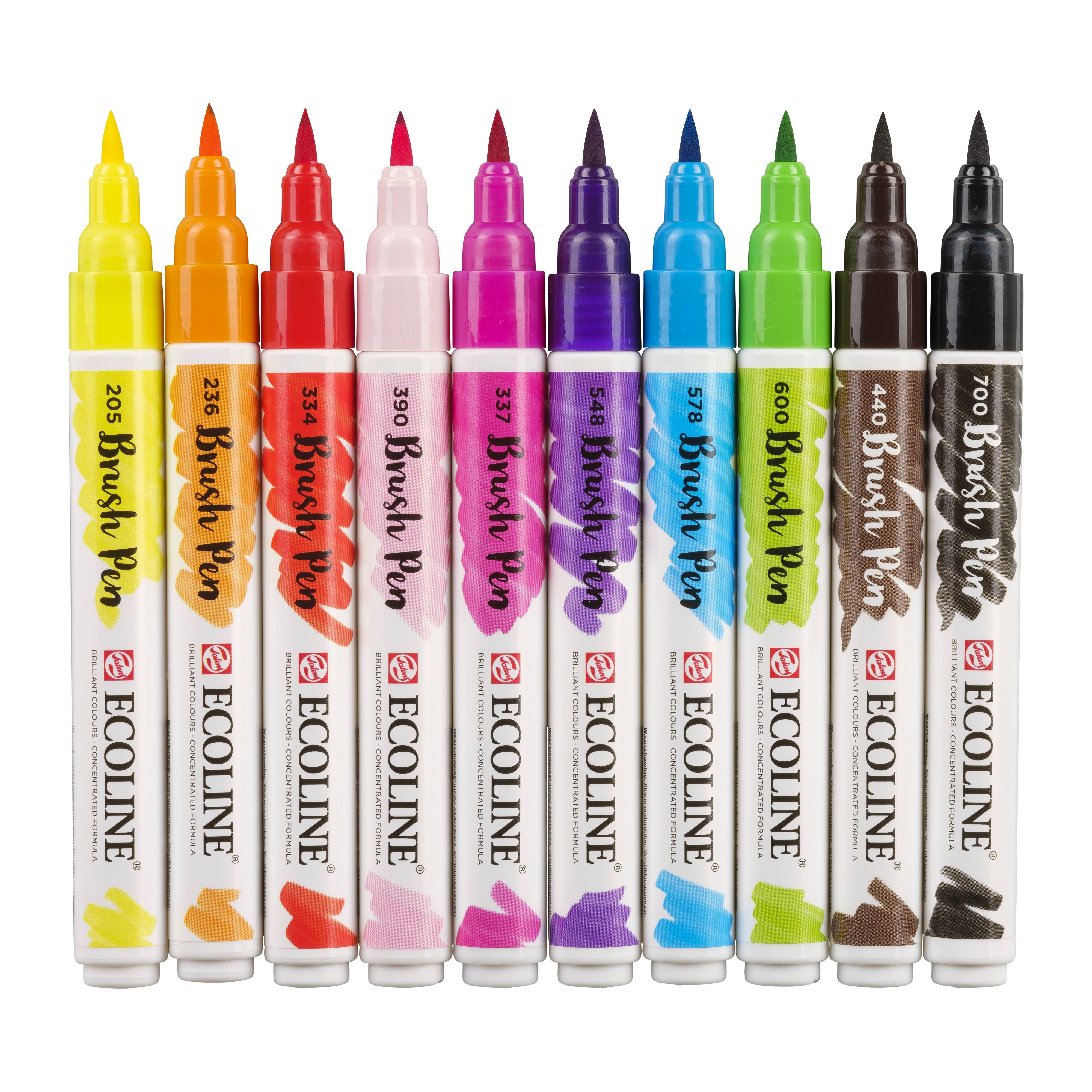 Ecoline™ Bright Colors Brush Marker Set | Michaels