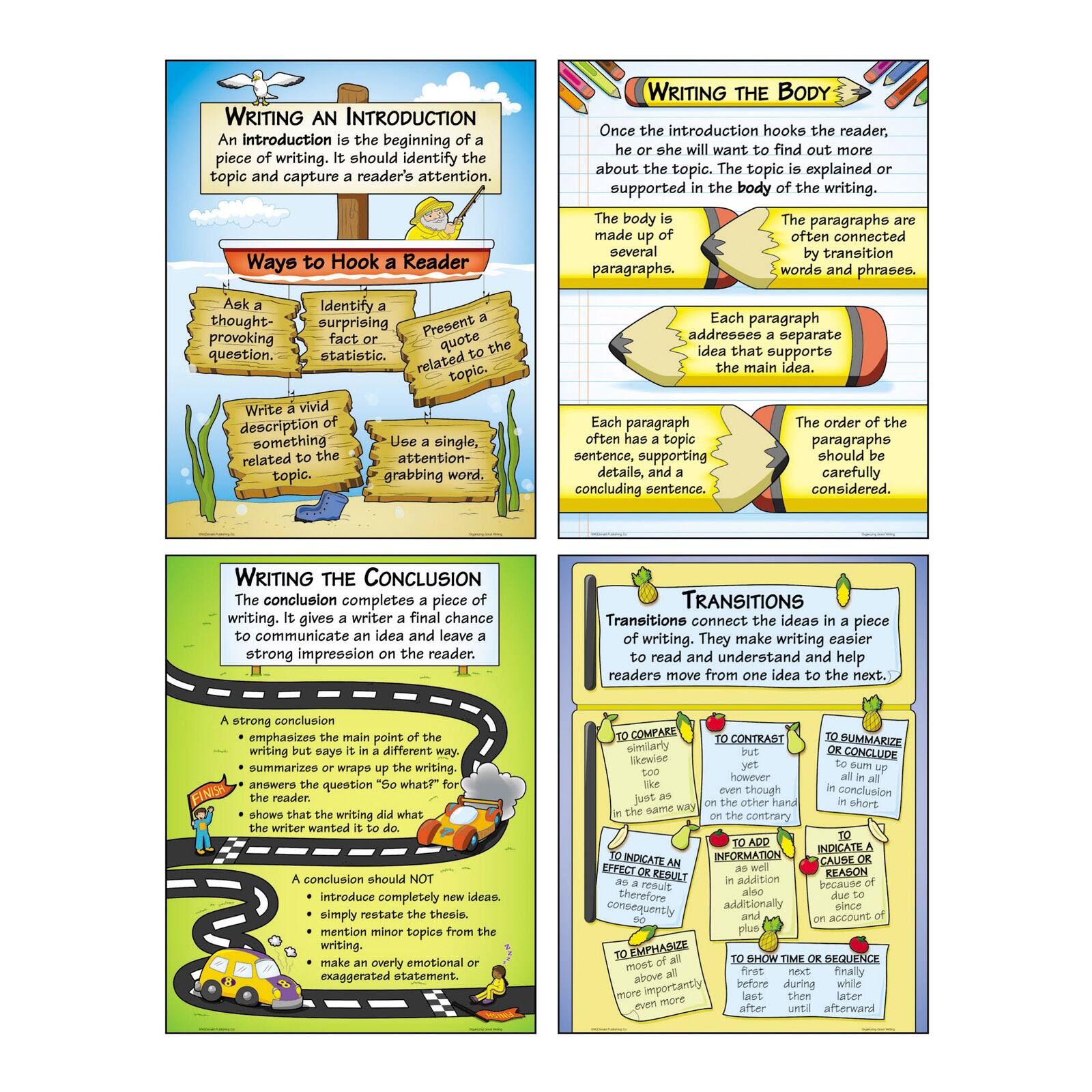 McDonald Publishing Organizing Good Writing Teaching Poster Set | Michaels