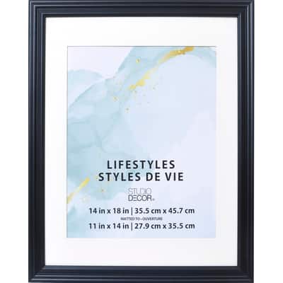 Lifestyles™ Black Frame With Mat by Studio Décor® | Michaels