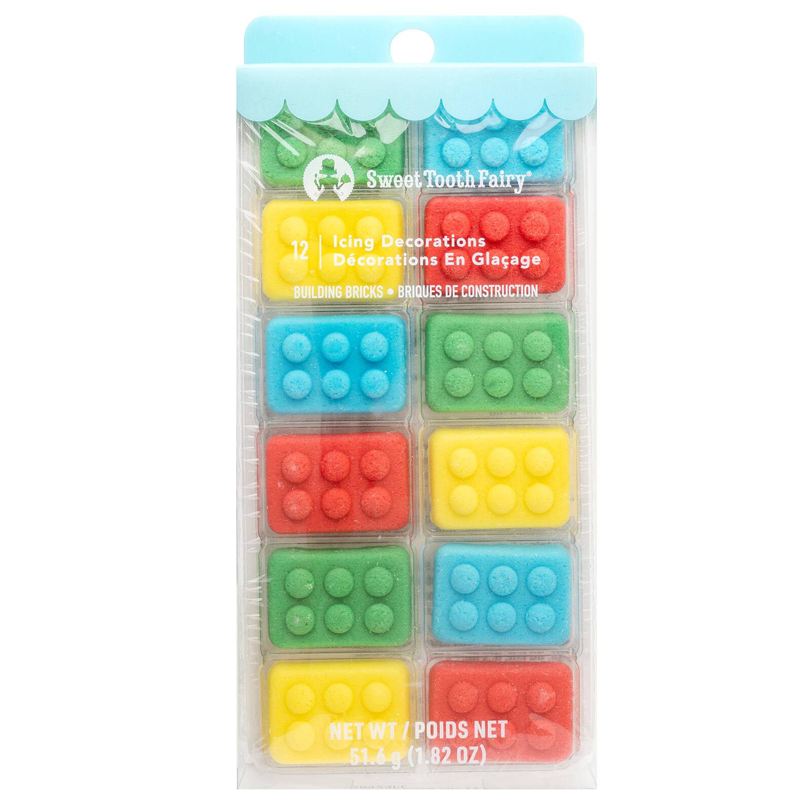 Sweet Tooth Fairy® Building Bricks Icing Decorations, 12ct. | Michaels