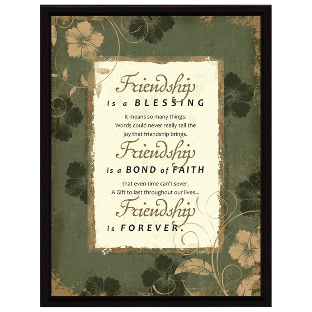 Friendship Wood Framed Art | Michaels